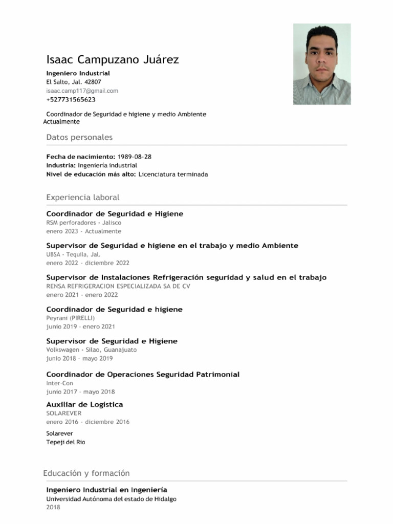 Isaac-Campuzano-Juárez CV | PDF