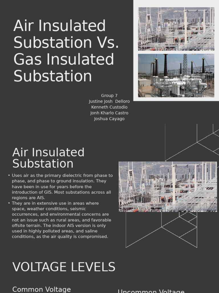 Air Insulated Substation vs. | PDF | Transformer | Electrical Substation
