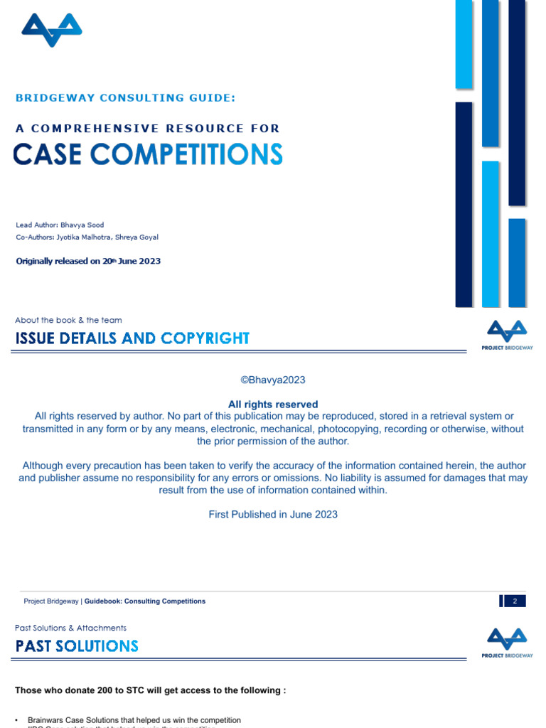 A Comprehensive Resource For Case Competitions | PDF | Hypothesis ...