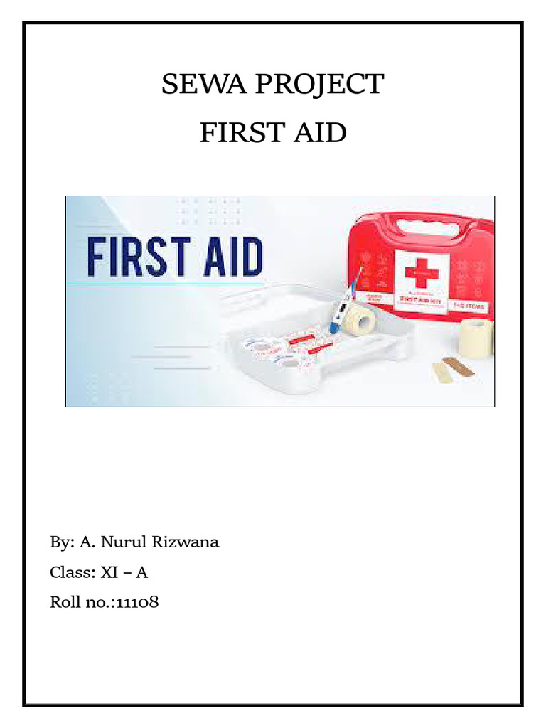 SEWA- FIRST AID | PDF | Cardiopulmonary Resuscitation | First Aid
