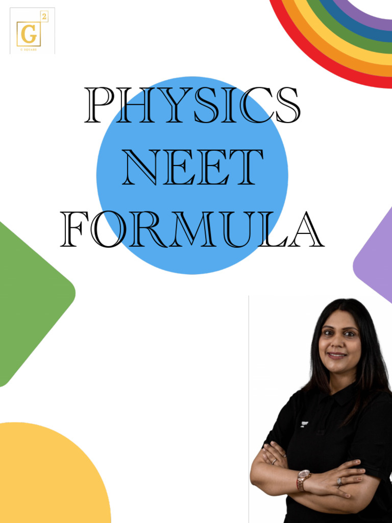 Physics Formula Sheet | PDF | Collision | Physics