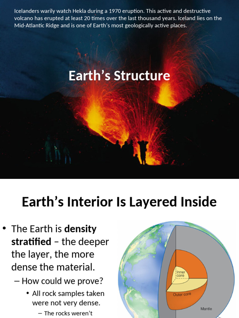 Unit 1 - E - PP Earth's Structure | PDF | Tectonics | Geophysics