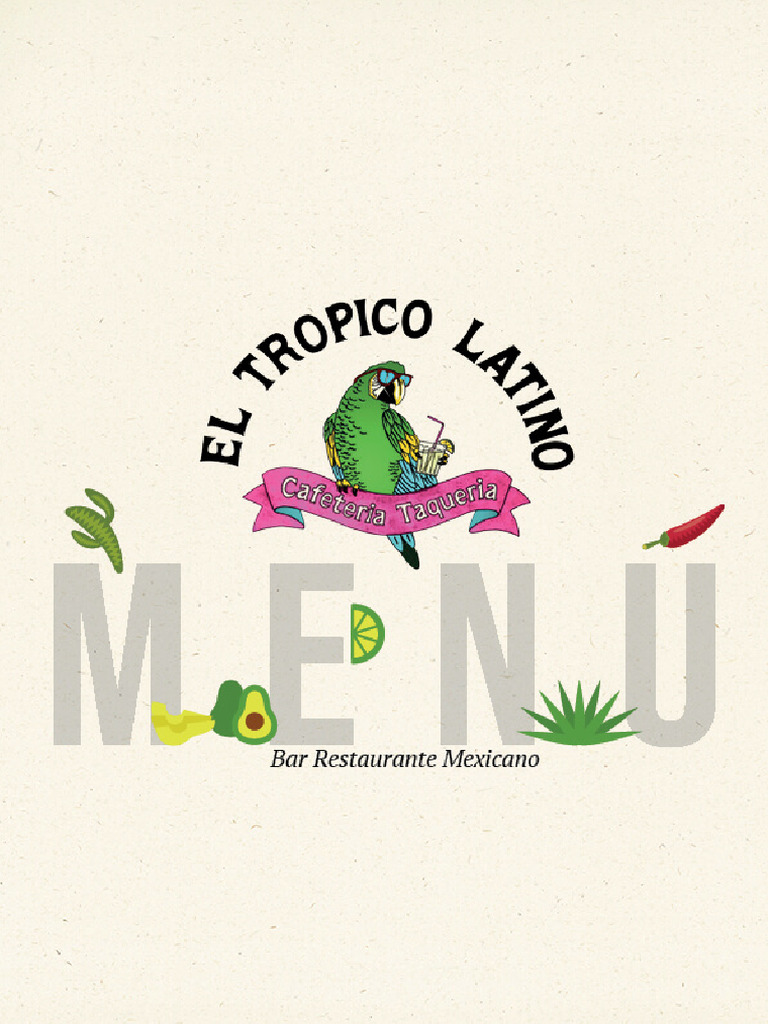 El Tropico Latino MENU 2020 INTERO Web Pagine | PDF