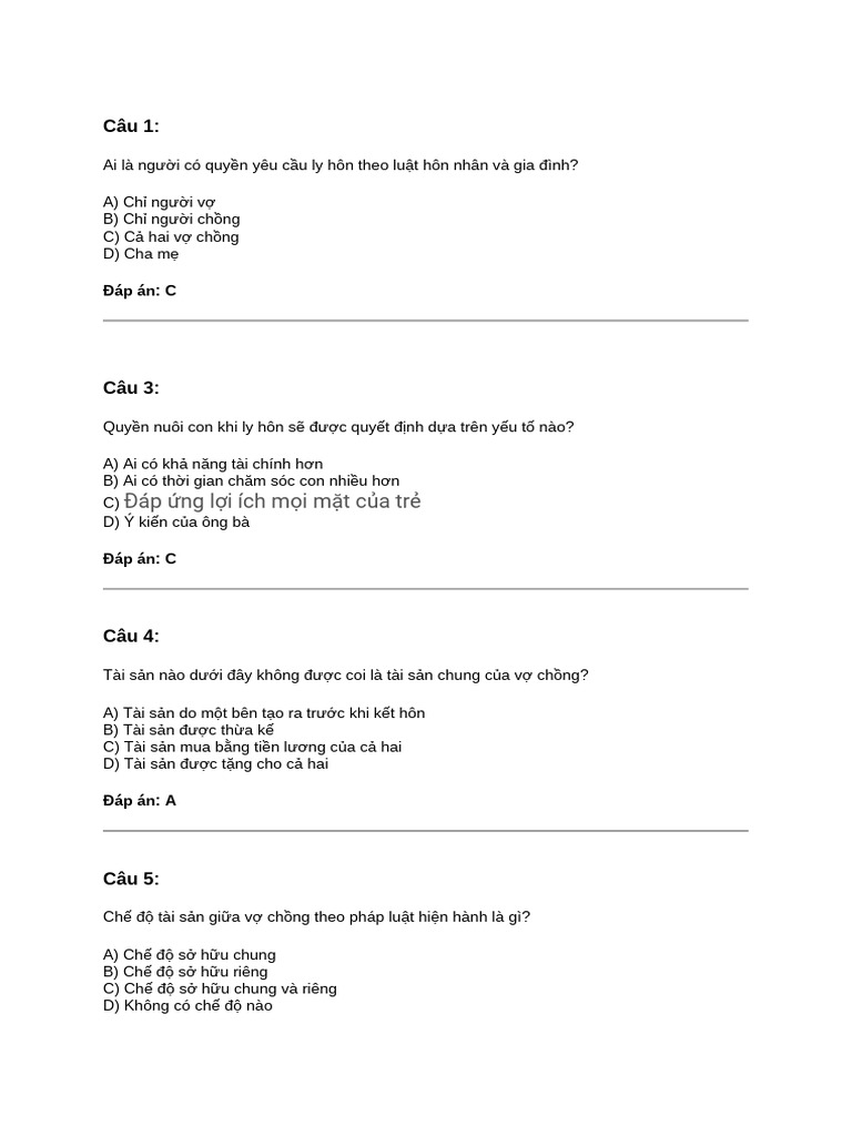 câu hỏi PLDC | PDF