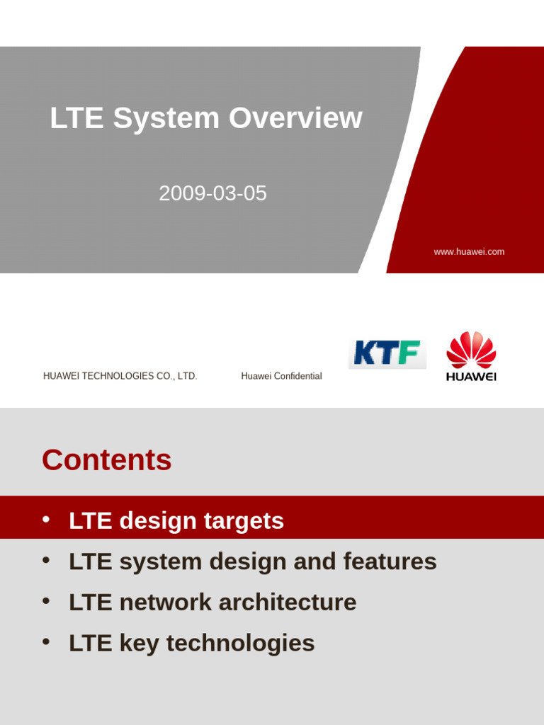 LTE Part 1 - LTE System Overview | PDF | Networking | Wireless Networking