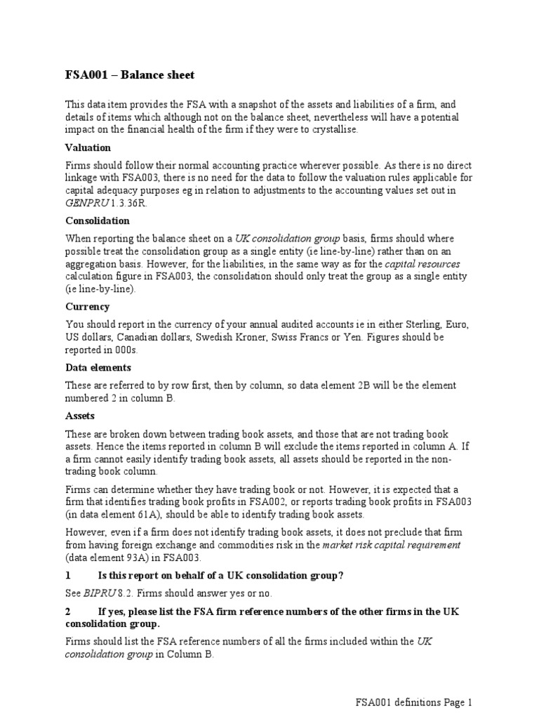 FSA GUIDe | PDF | Debits And Credits | Securities (Finance)