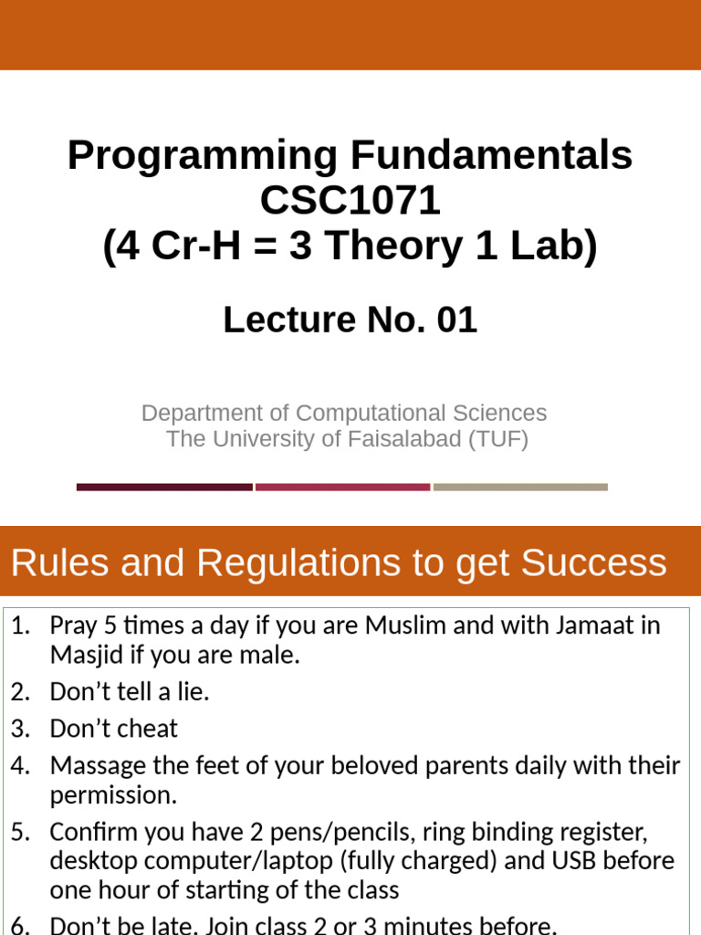 Lecture#01 | PDF | Assembly Language | C++