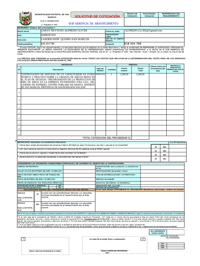 Pachon Coti Jura 1 | PDF
