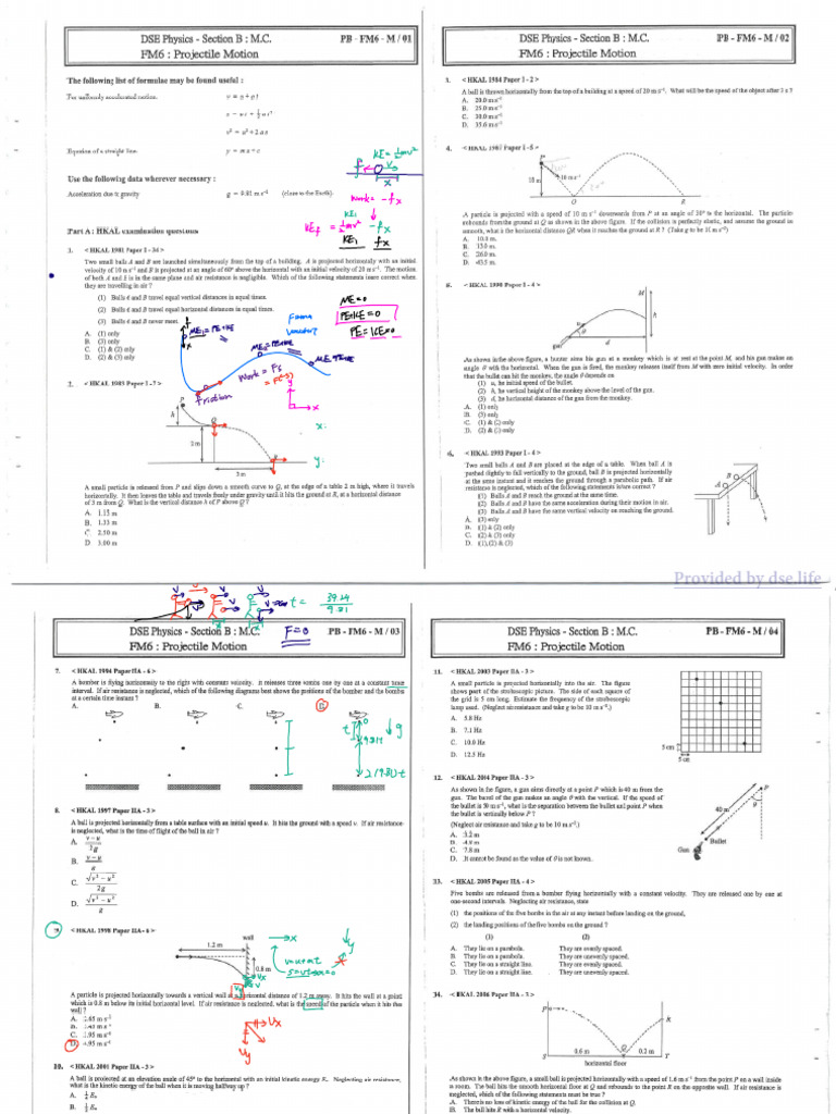 Projectile Motion | PDF