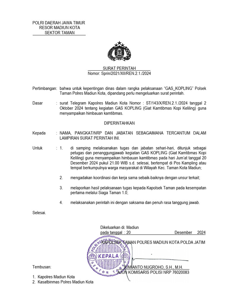 Sprin Gas - Kopling 20-12-2024 | PDF