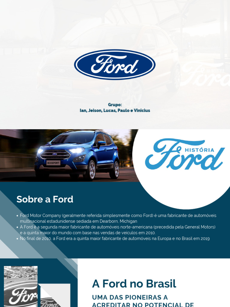 Cópia de Ford | PDF | Ford Motor Company | Carro