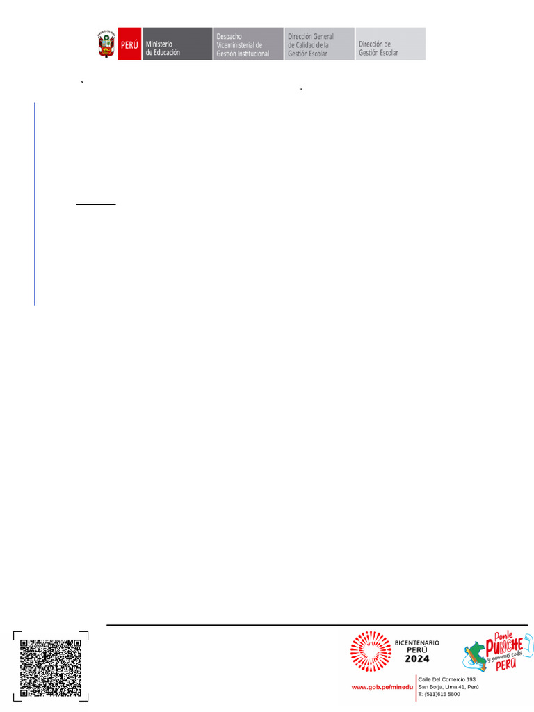 Oficio - Multiple 00146 2024 Minedu Vmgi Digc Dige | PDF