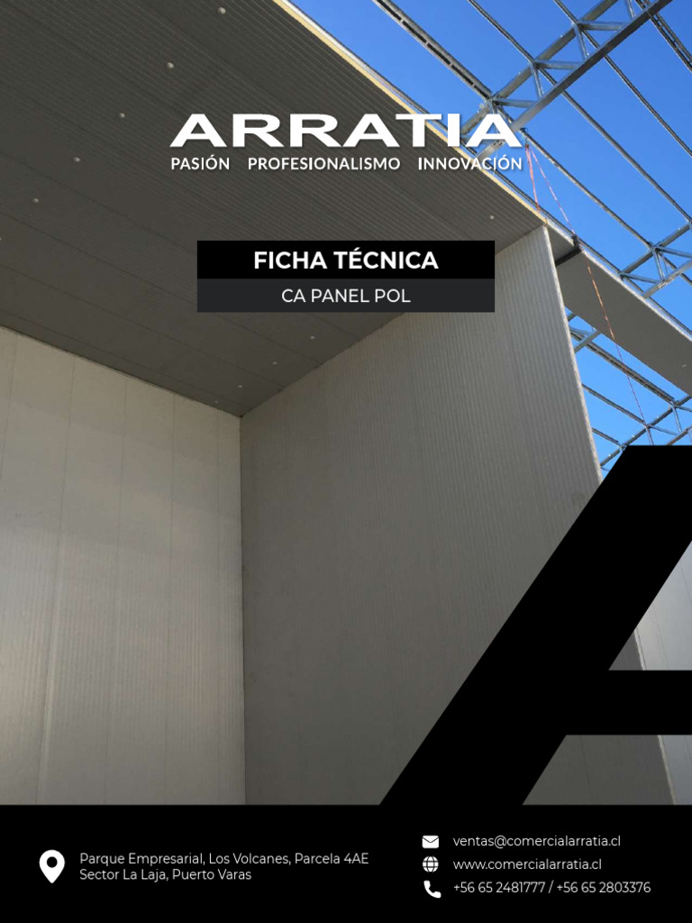 Panel Aislado CA POL para Construcción | PDF | Acero | Zinc