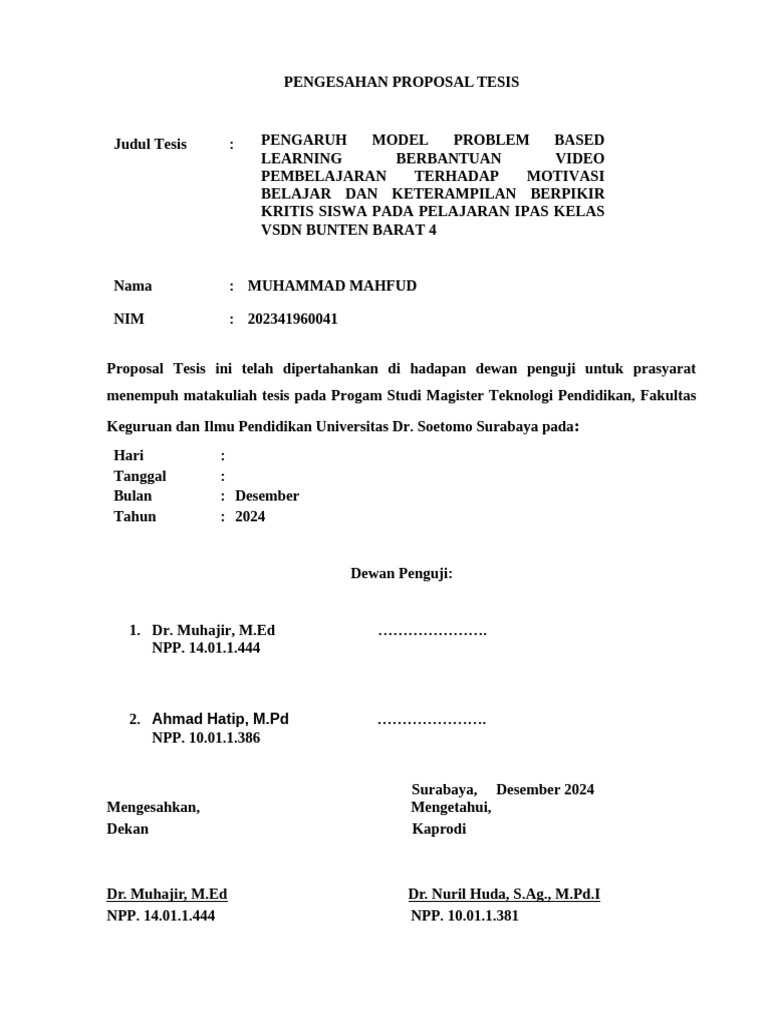 Pengaruh Video Pembelajaran IPAS Kelas V | PDF