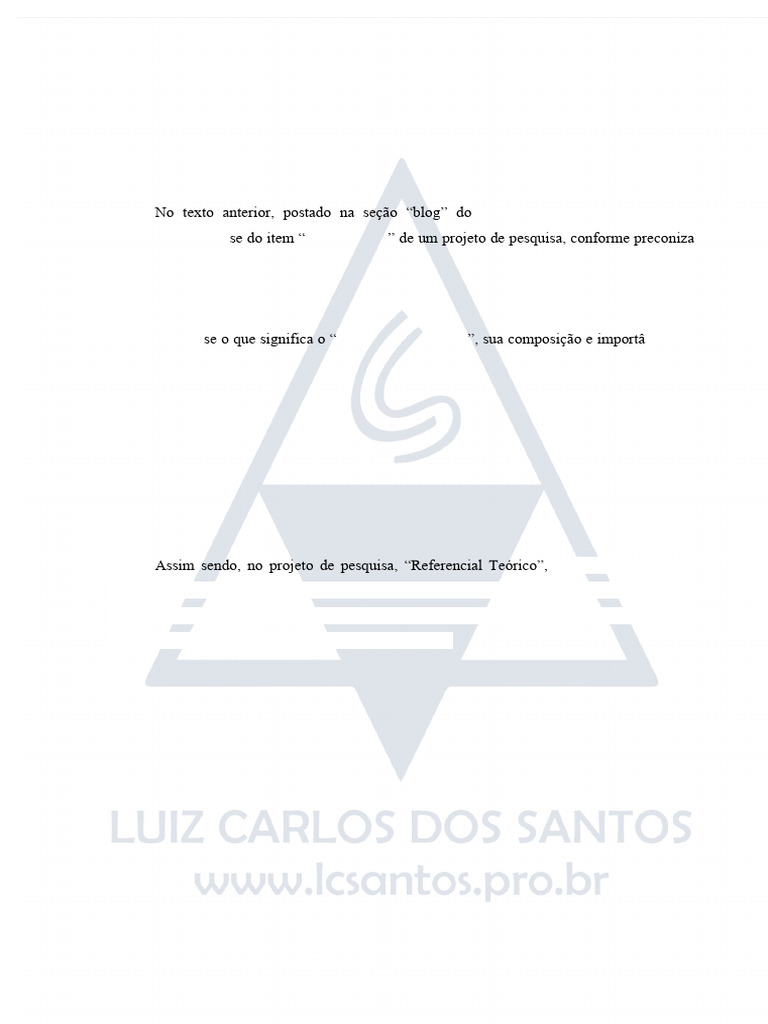 REFERENCIAL TEÓRICO | PDF | Teoria | Science REFERENCIAL TEÓRICO | PDF | Teoria | Science