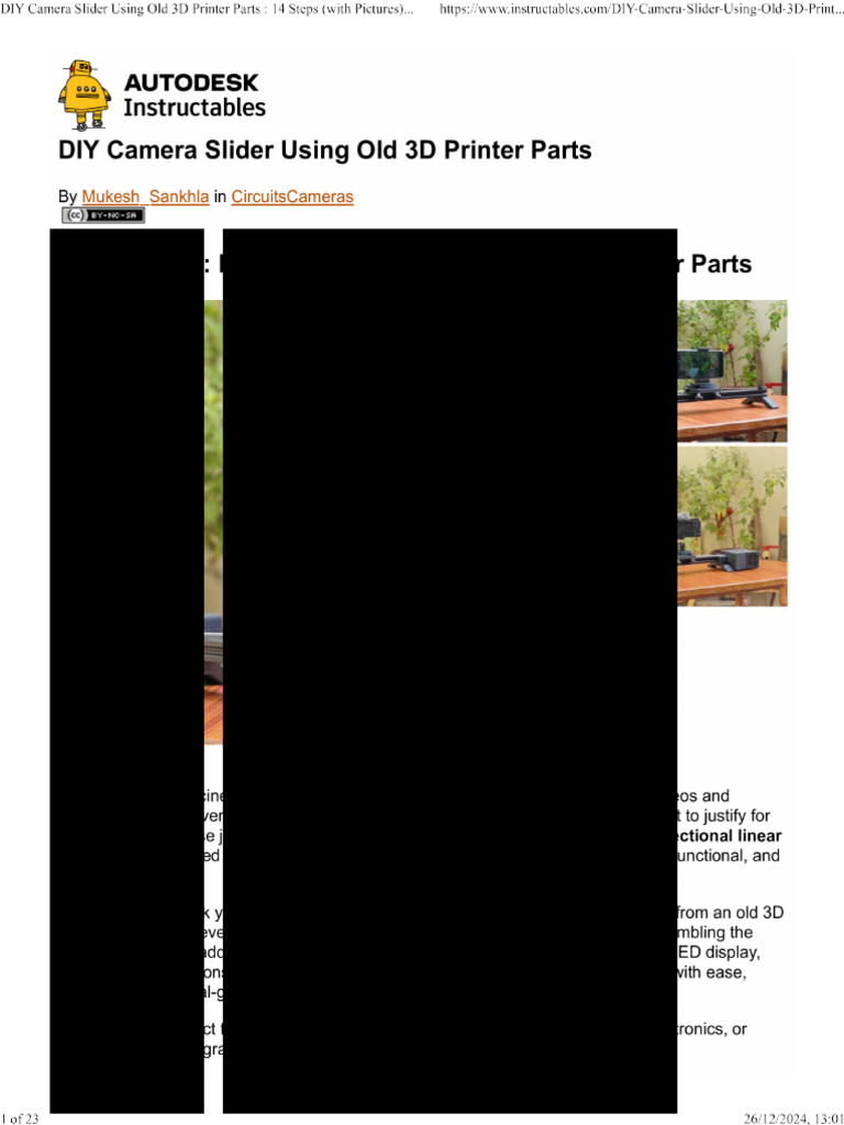 Badr 3d Printer | PDF