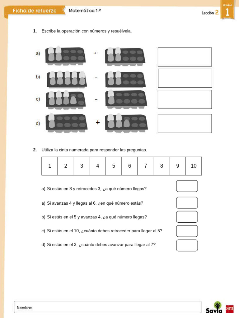 refuerzo_1_u1_l2 | PDF | Operaciones militares