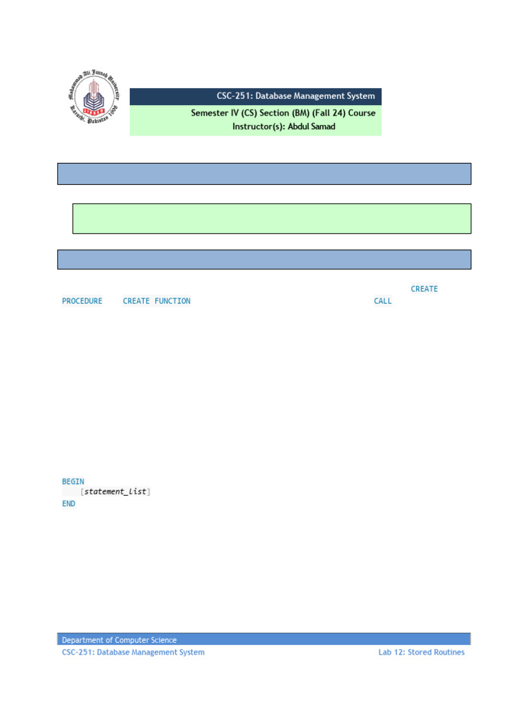 Lab 12 Pdf Parameter Computer Programming Scope Computer Science