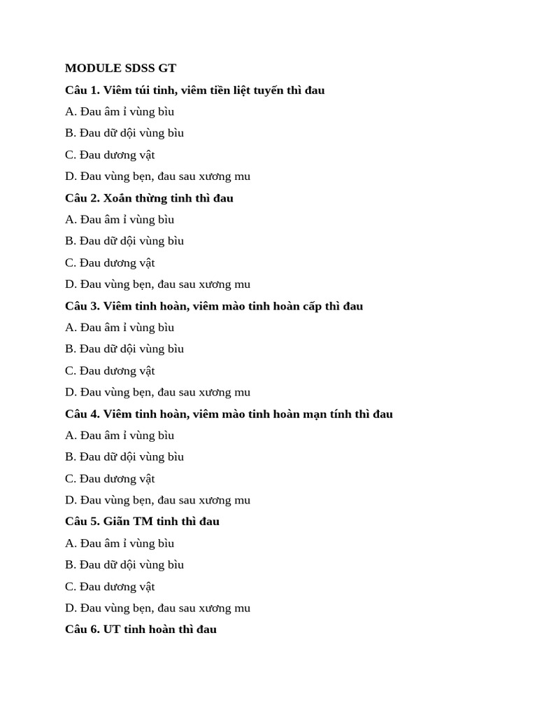 Module SDSS GT | PDF