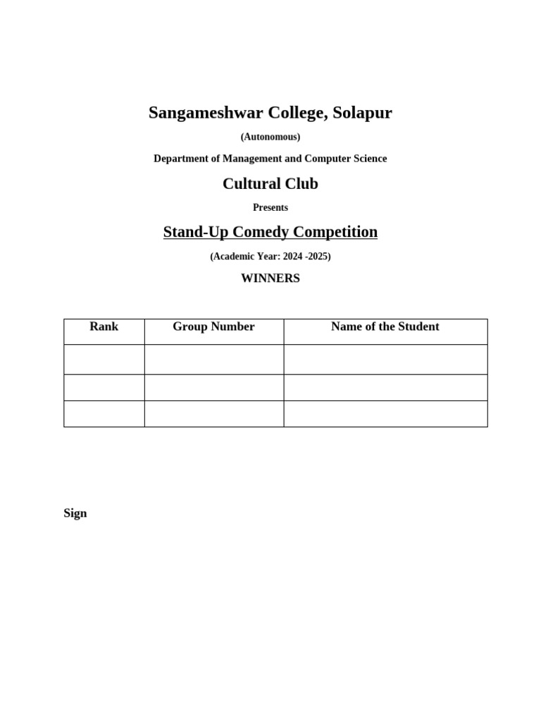 Mehendi Competition Evaluation Sheet | PDF
