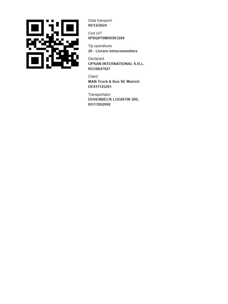 Uit Code - Man Truck & Bus Se Munich | PDF