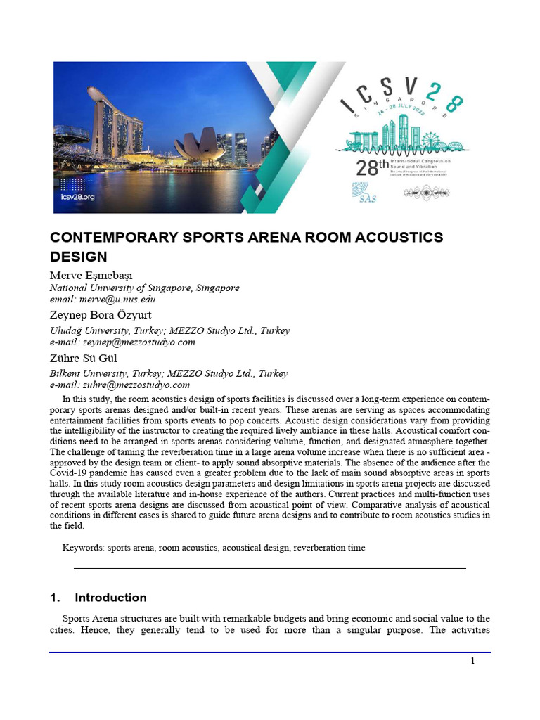 2022_Esmebasi_etal_ICSV | PDF | Acoustics | Sound