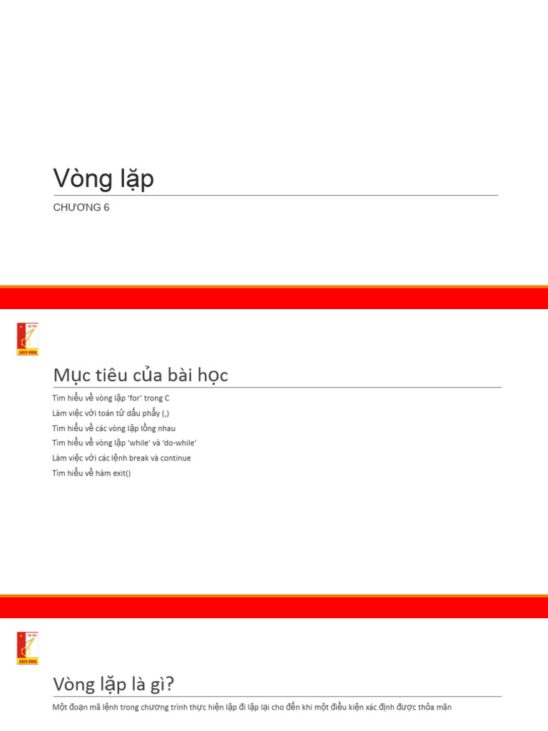 Session 06 VongLap | PDF