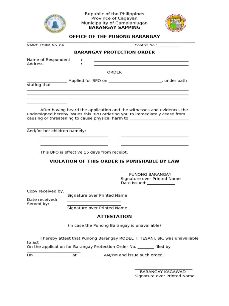 Vawc Form No | PDF | Violence | Human Sexuality