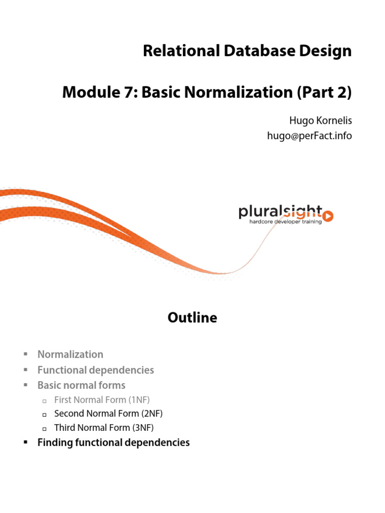 Understanding Second Normal Form (2NF) | PDF | Databases | Computing