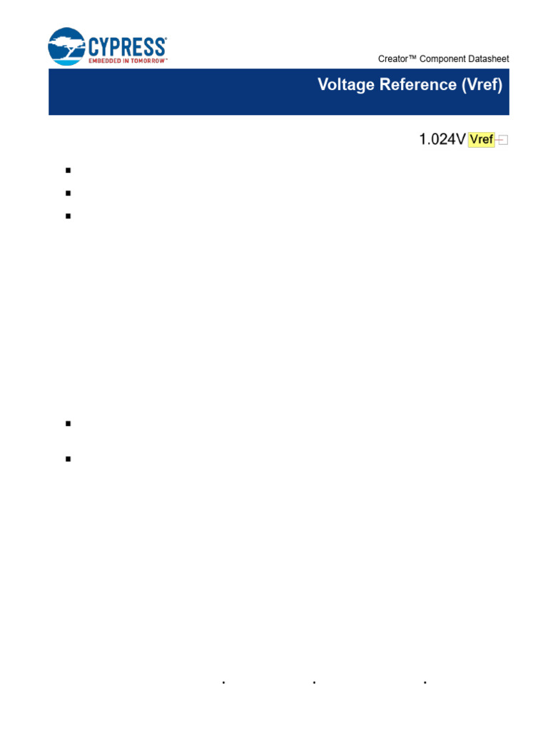 Infineon-Component Voltage Reference V1.70-Software Module Datasheets ...