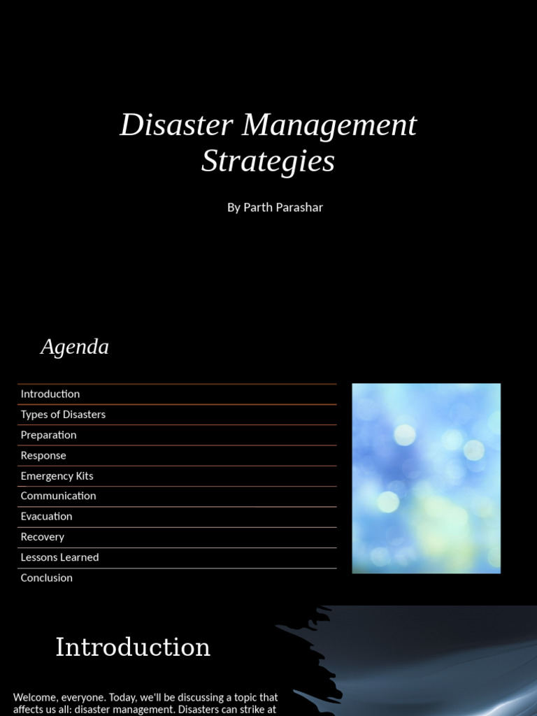 Disaster Management Strategies | PDF | Emergency Management | Emergency ...