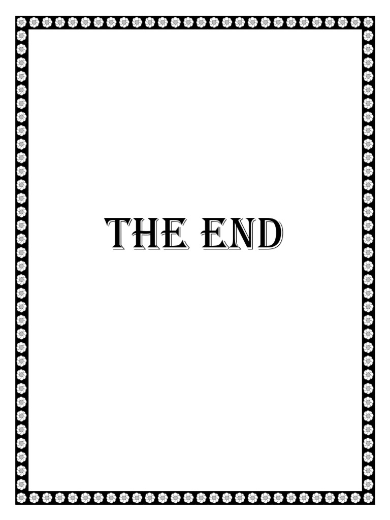 THE END | PDF