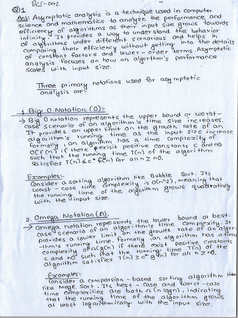 Algorithm Complexity Analysis | PDF