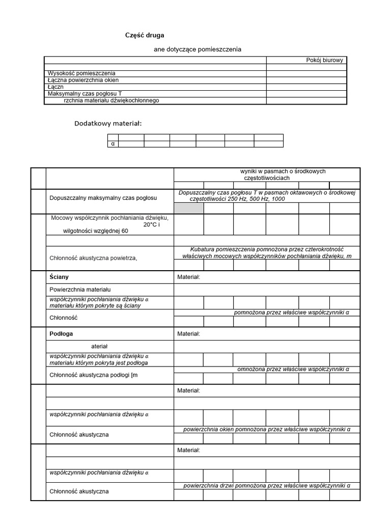 Projekt - 2021-2022 - Czas Pogłosu-Cz2 | PDF