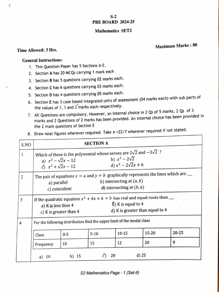 Maths_DPS RK Puram | PDF | Area | Triangle