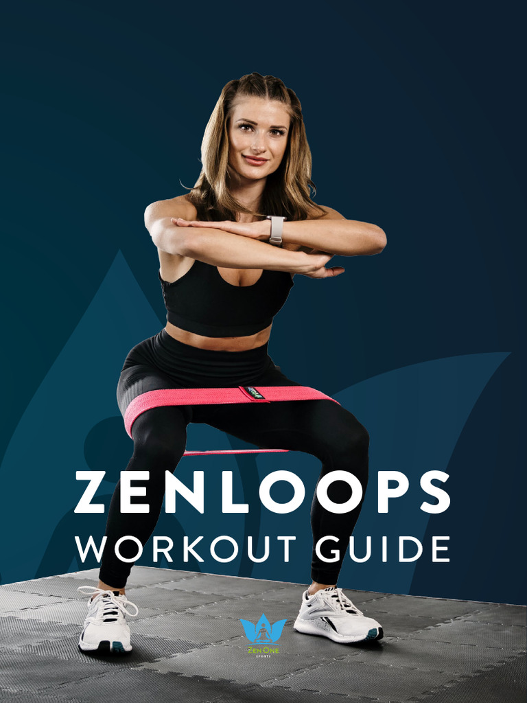 Get Fit With ZenLoops Fabric Set 3pcs - Workout Guide | PDF | Strength Training | Knee