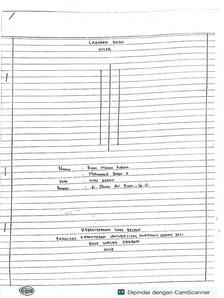 Osler DR - Dhika Vesikolithiasis | PDF