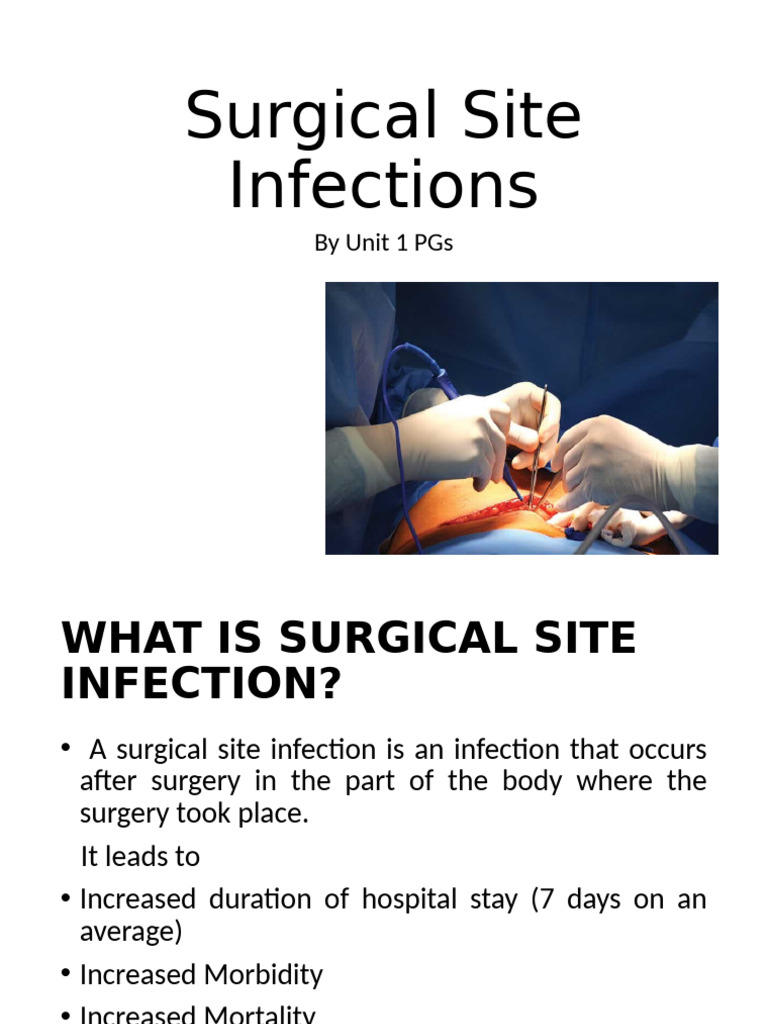 ssi (1) | PDF | Surgery | Wound