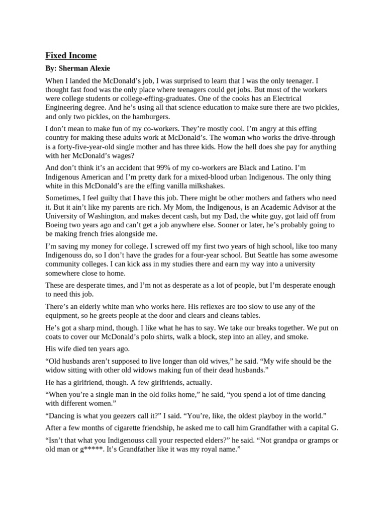 Struggles of Low-Wage Workers | PDF | Grandparent