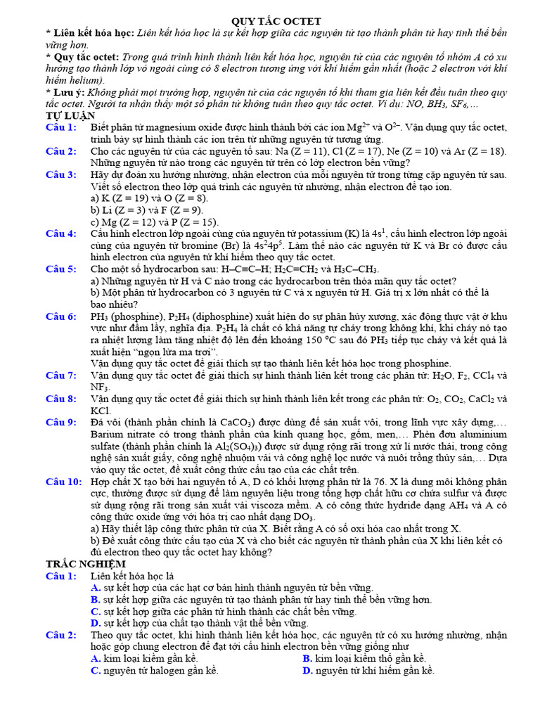 6-QUY TẮC QUY TẮC OCTET | PDF