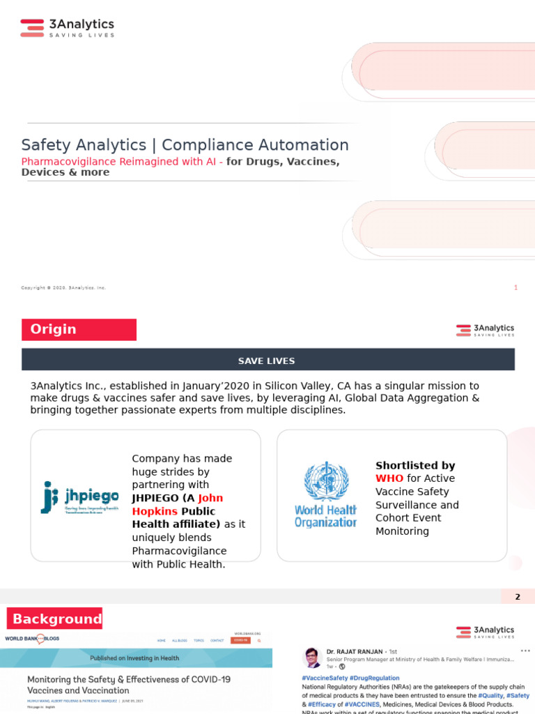3Analytics-Investor-Deck March 2024 | PDF | Pharmacovigilance | Medicine