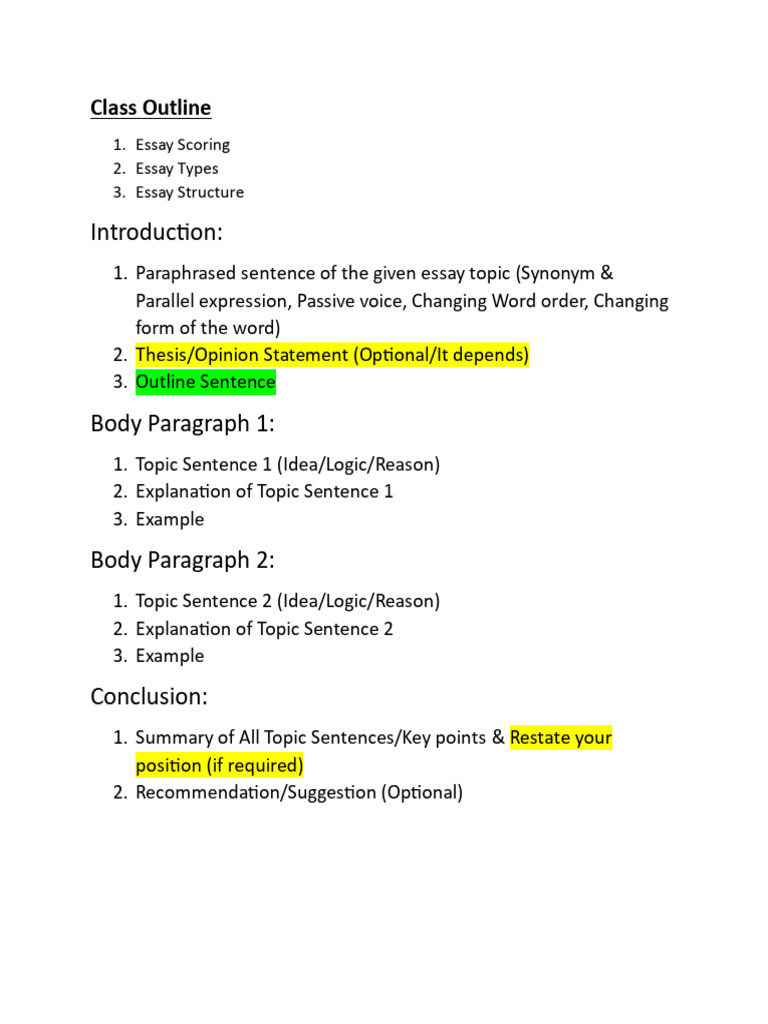 Essay Types, Structure, Sample Essay - PTE | PDF | Essays | Logic
