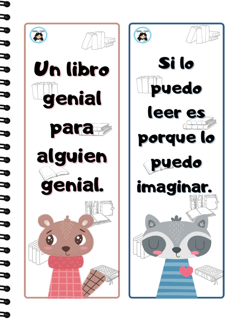 Regalitos Para El Día Del Libro - Edis_tips | PDF