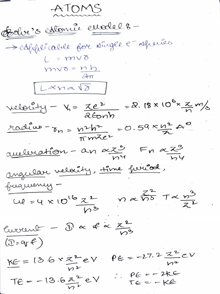 Physics- Short Notes | PDF