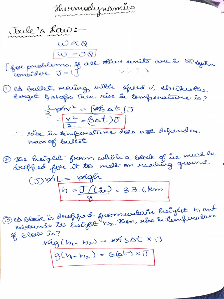 Physics - Short Notes | PDF