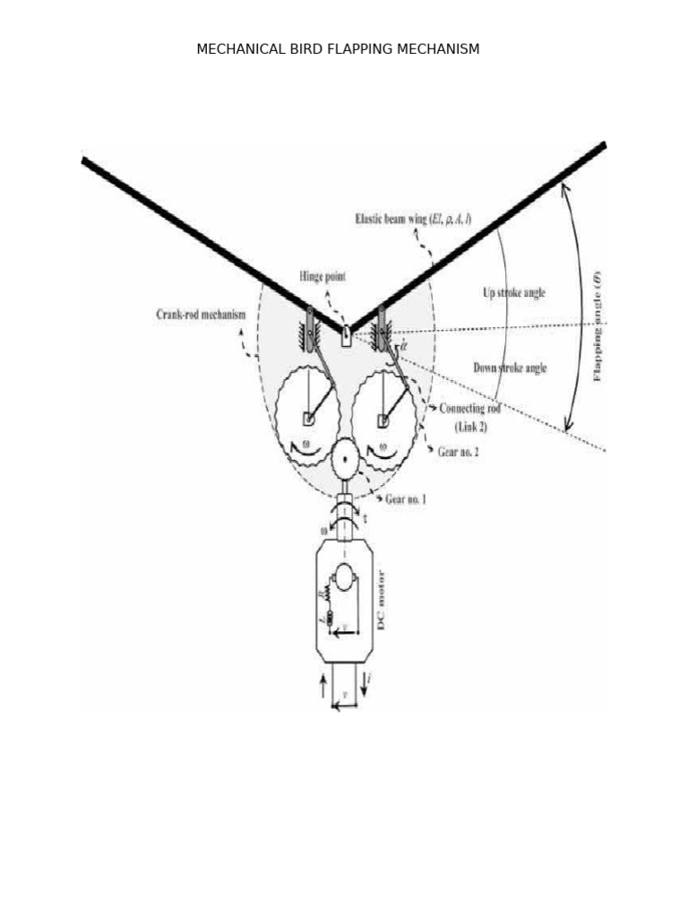 Mechanical Bird Flapping Mechanism | PDF