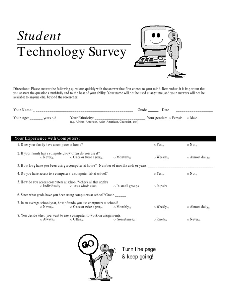 Student Technology Survey | PDF | Survey Methodology | Software