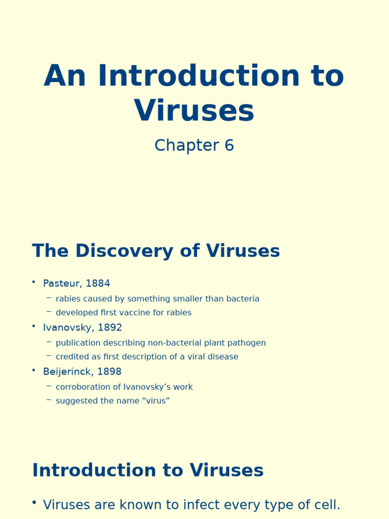 06 An Introduction To Viruses, Viroids, and Prions | PDF | Virus ...