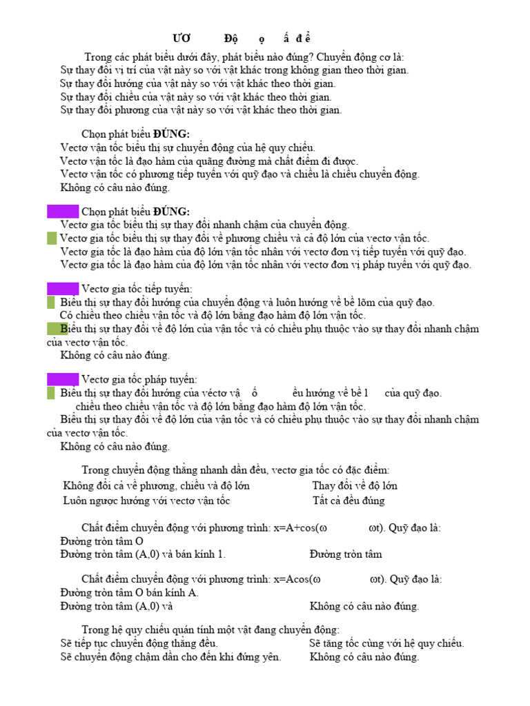 Bài-tập-trắc-nghiệm-chương-vldc1-7 | PDF