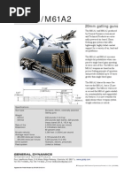 GAU-8/A 30mm Ammunition Overview | PDF | Ammunition | Military Forces